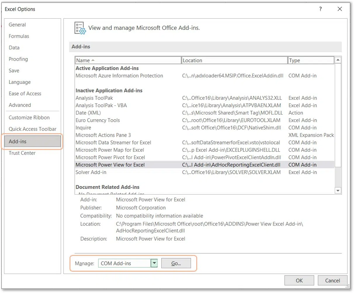 Como instalar o Power Query no Excel?